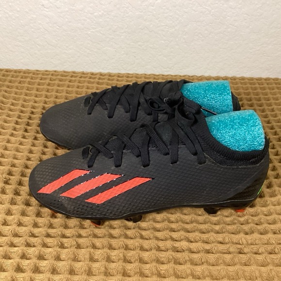 adidas | Shoes | Adidas X Speedportal3 Kids Sz 35 Black Solar Red Fg ...